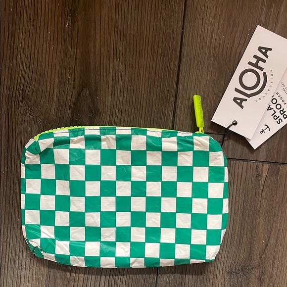 ALOHA Collection | Bags | Aloha Collection Green And White Checkered ...